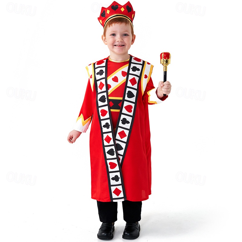 King Of Hearts Alice In Wonderland Costume Men's Alice In Wonderland