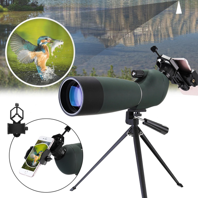 20-60 X 60 mm Monoculaire Lunette d'observation davantage Fonction Zoom ...