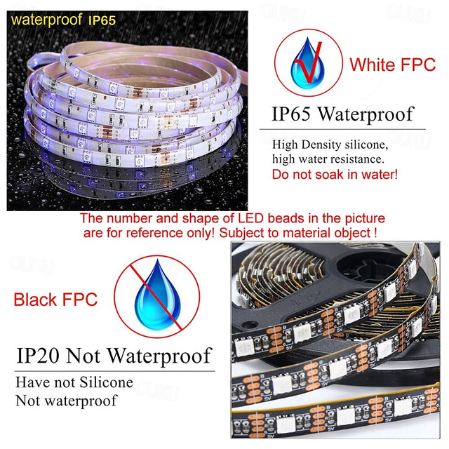 App Intelligent Control Bluetooth Mesh Smart Led Lights Strip 1M 2M 3M ...