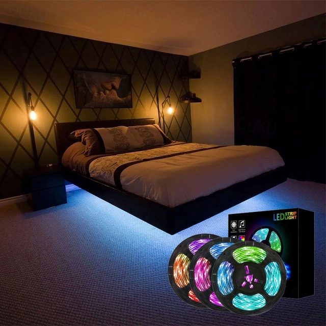 3x5M 49ft LED Strip LightsParty TV Backlight Décor 900 2835SMD RGB ...