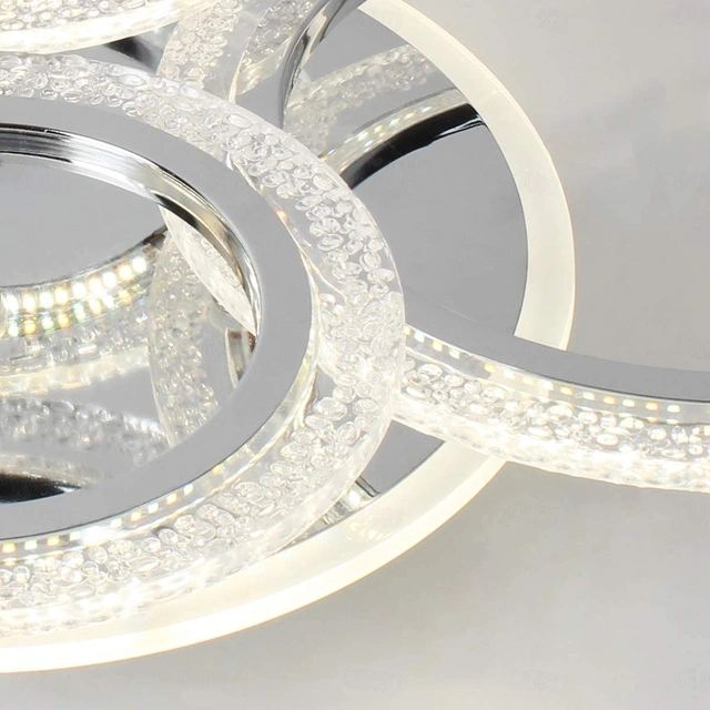 LED Ceiling Light Bubble Acrylic Style Artistic Modern Dimmable Ceiling ...