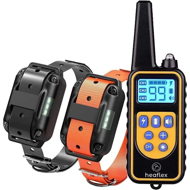 Dog Training Collar Waterproof Rechargeable 2600ft Remote Dog Shock ...