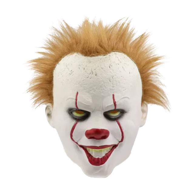 Luminescent Stephen King's It Mask Pennywise Horror Clown Joker Mask ...