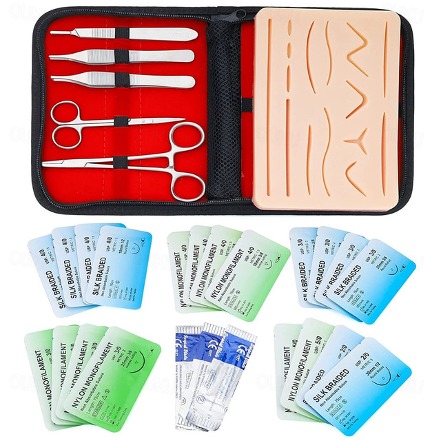 Complete Suture Practice Kit For Suture Training Including Large ...