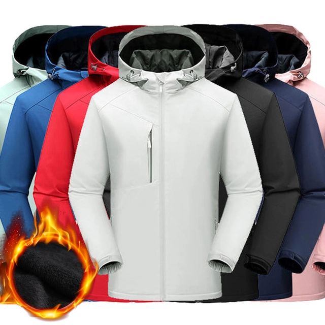 Men's Women's Waterproof Hiking Jacket Rain Jacket Hiking Fleece Jacket ...