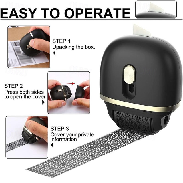 Identity Protection Roller Stamp For Identity Identification Shielding ...