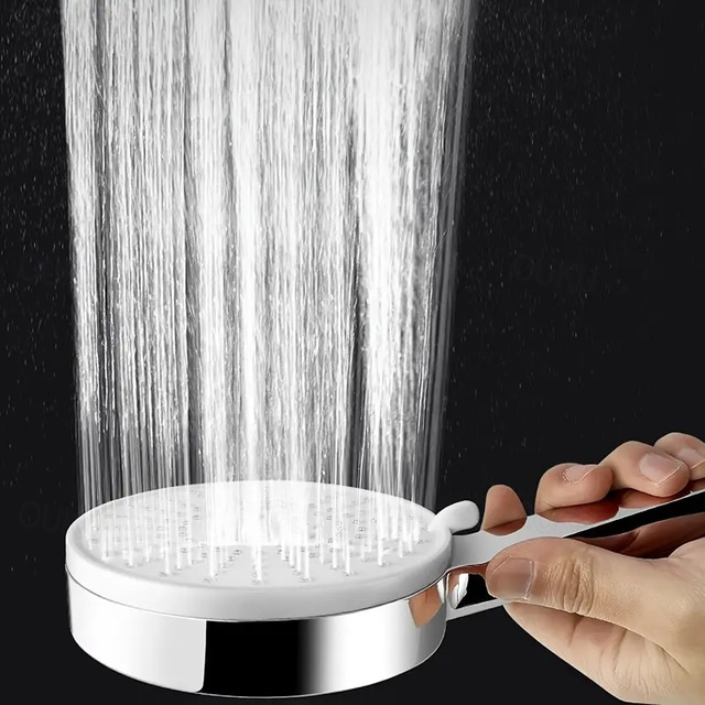 5 Mode Shower Head High Pressure Handheld Spray, with Stop Button ...