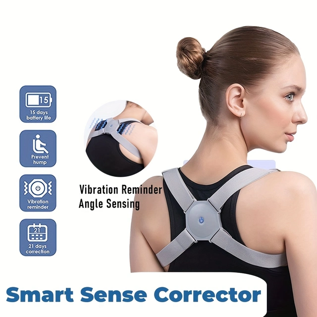 Adjustable Intelligent Posture Trainer Smart Posture Corrector Upper ...
