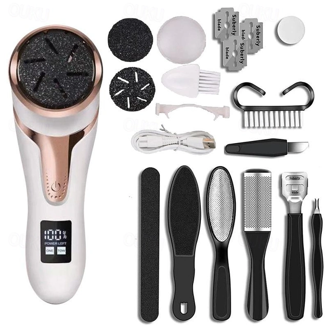 Electric Callus Remover For Feet With Dander Vacuum Cleaner ...