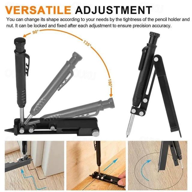 Multi-Function Scribing Tool, Construction Pencil, Tiling Pave ...