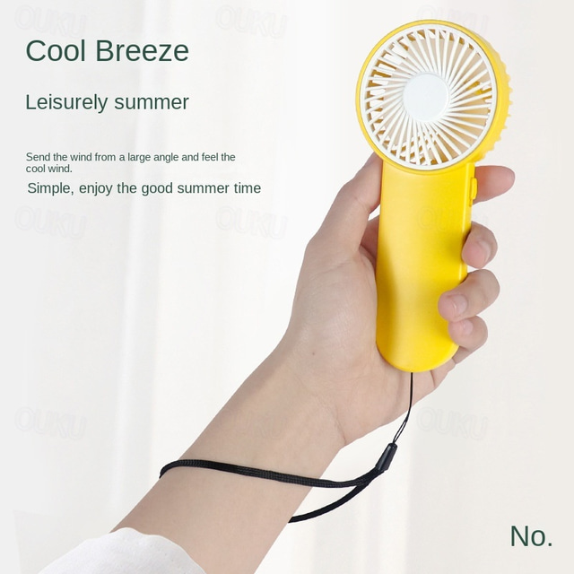 Portable Handheld Mini Fan – Pocket-Sized USB Rechargeable Cooling Fan ...