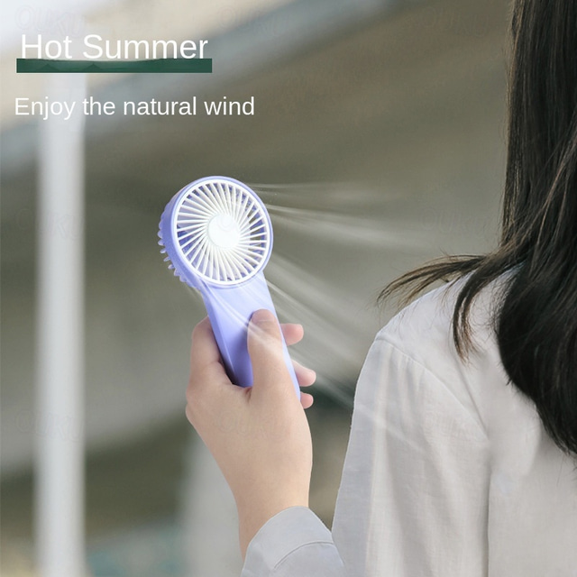 Portable Handheld Mini Fan – Pocket-Sized USB Rechargeable Cooling Fan ...