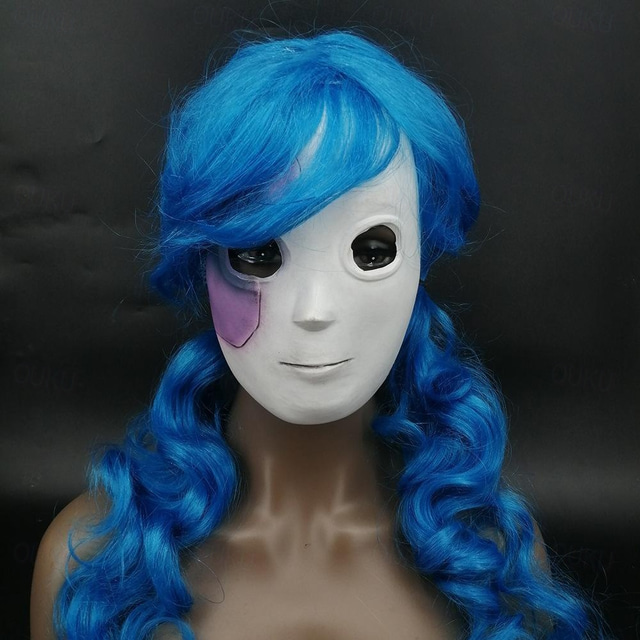 Sally Face Sally Mask Halloween Props Adults' Men's Women's Funny Scary ...