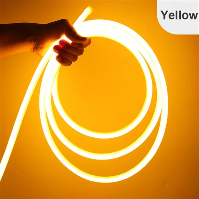 360 Round Neon Led Light Strip 220V-240V Tube Flexible Rope Lights ...