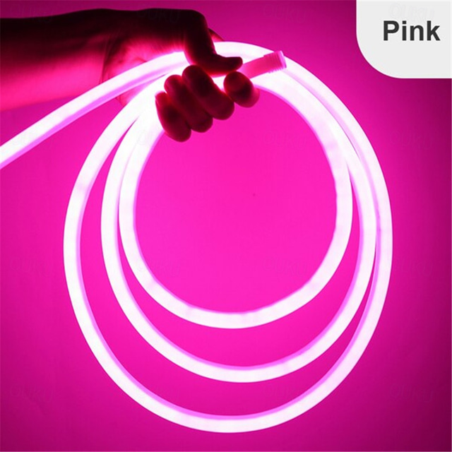 360 Round Neon Led Light Strip 220V-240V Tube Flexible Rope Lights ...