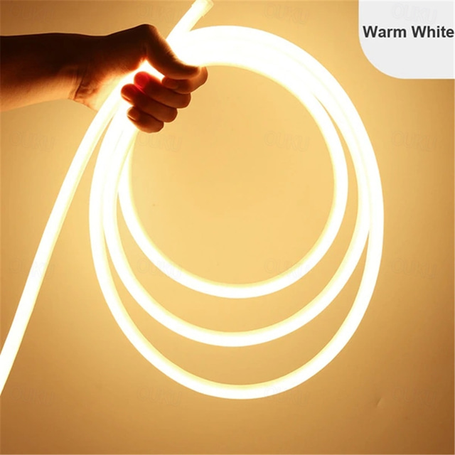360 Round Neon Led Light Strip 220V-240V Tube Flexible Rope Lights ...
