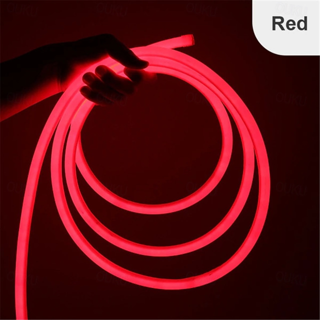 360 Round Neon Led Light Strip 220V-240V Tube Flexible Rope Lights ...
