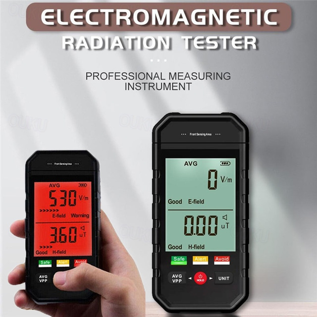Portable Electromagnetic Radiation Tester EMF Electric Magnetic Field ...