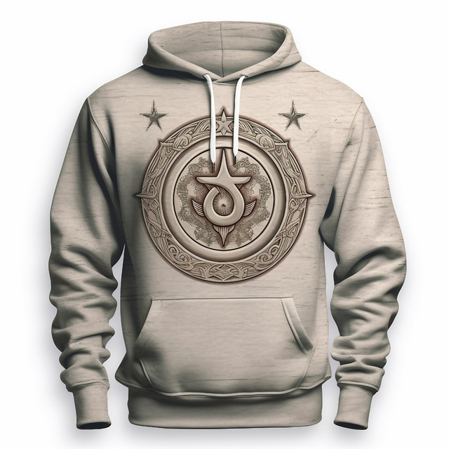 Graphic Stars Mens Fashion 3d Print Hoodie Sports Outdoor Holiday