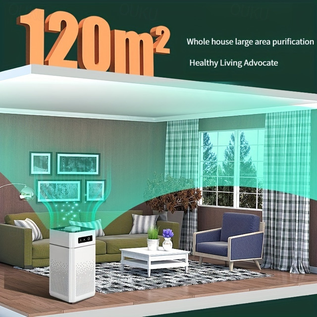 Negative Ion Air Purifier With Filter Cartridge Air Purifier For Whole ...