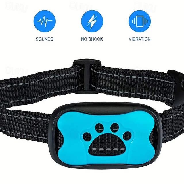 Barking Control Collar Automatic Anti-Bark Dog Training Collar - Stop ...