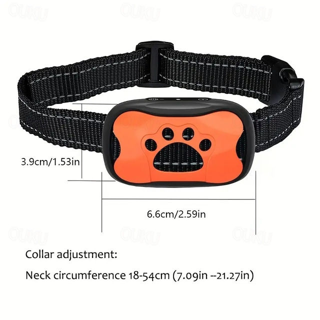 Barking Control Collar Automatic Anti-Bark Dog Training Collar - Stop ...
