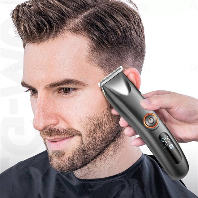 Hair Clipper Cordless Beard Trimmer Shaver Electric T Blade Hair Trimmer Grooming Kit Razor Zero
