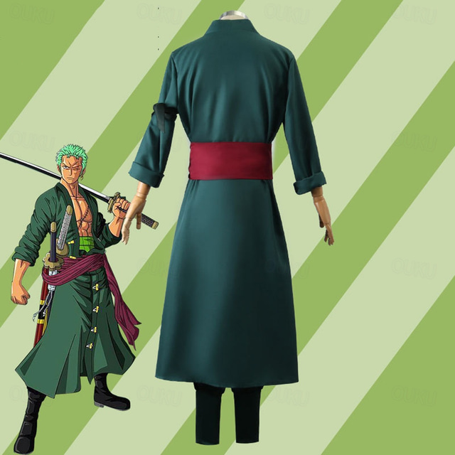 One Piece Roronoa Zoro Anime Cosplay Costume Outfits Cosplay Suits ...