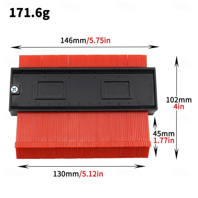 Contour Gauge Tool, Super Gauge Shape and Outline Tool for Corners and ...