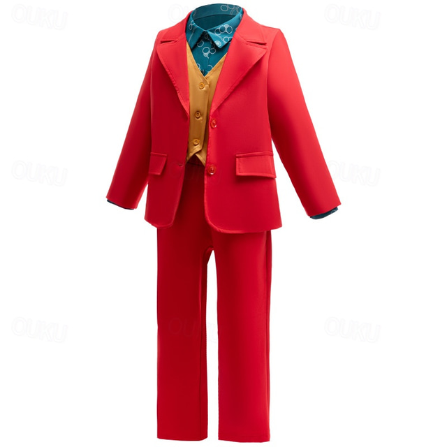 Joker: Folie à Deux Joker Clown Coat Pants Outfits Cosplay for Men's ...