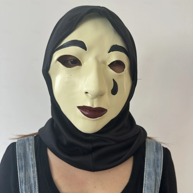 Ghost Halloween Mask / Full Head A Haunting in Venice Scary Costume ...