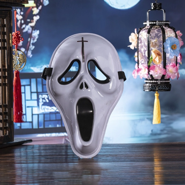 Ghost Ghostface Halloween Mask Halloween Props Scary Costume Adults ...