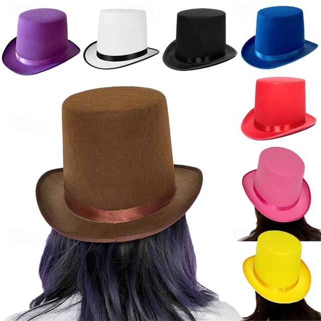 Magician Hat Magic Props Lincoln Hat 16cm Taller Top Hat Gentleman Top ...