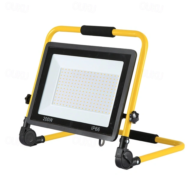 LED Work Light Portable Work Light with Cord, IP66 Waterproof Flood ...