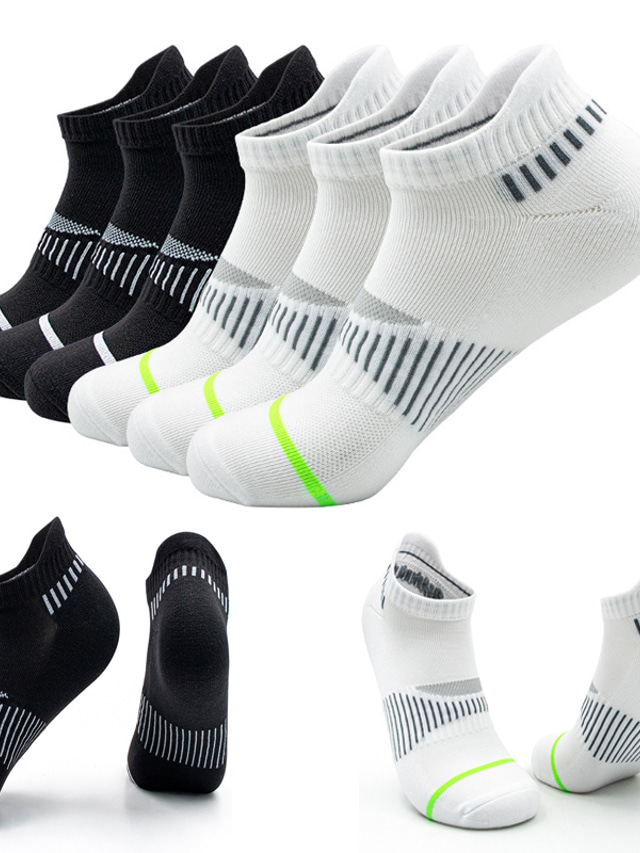 Men's 6 Pairs Socks Ankle Socks Running Socks Fashion Comfort Color ...