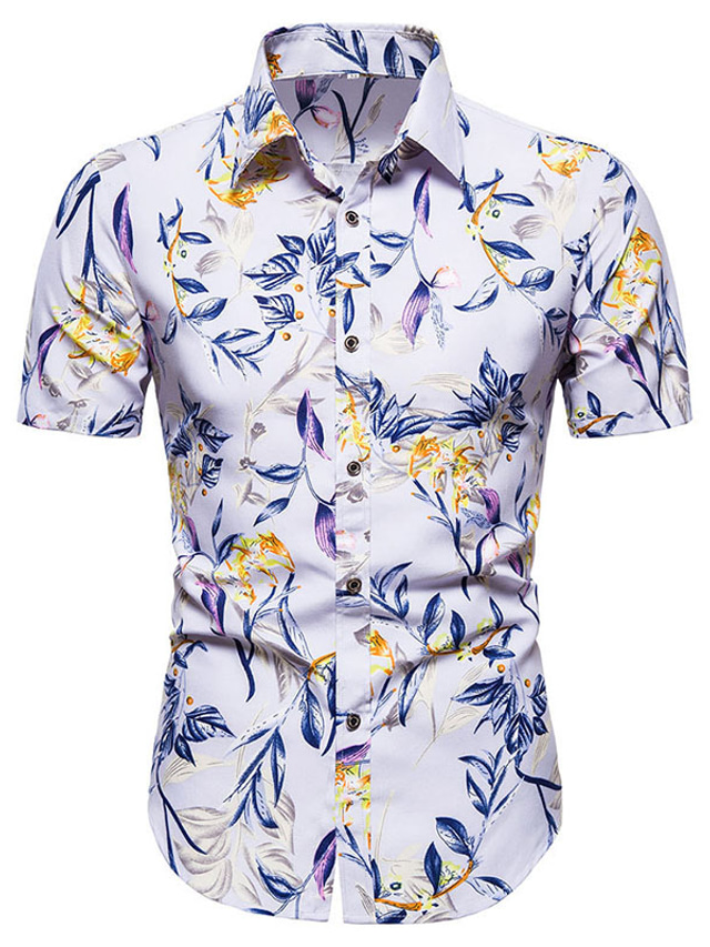 Homme Chemise Chemise hawaïenne Chemise boutonnée Chemisette Chemise d ...