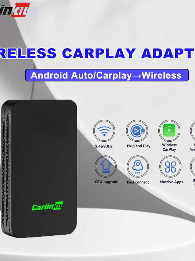 2023 neuester originaler Carlinkit cpc200-2air Wireless-Carplay-Android-Auto-Adapter für ...