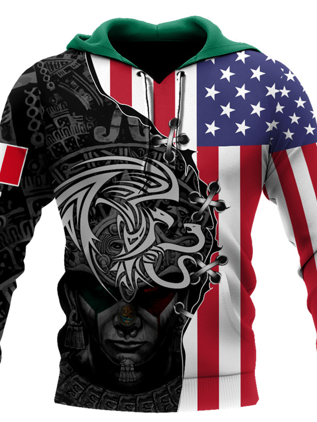 Homme Sweat à Capuche Zippé Veste Noir Capuche Bloc De Couleur Imprimés