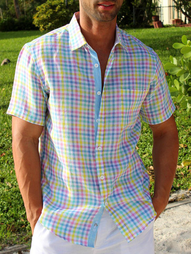 Homme Chemise Chemise boutonnée Chemise décontractée Chemisette Chemise ...