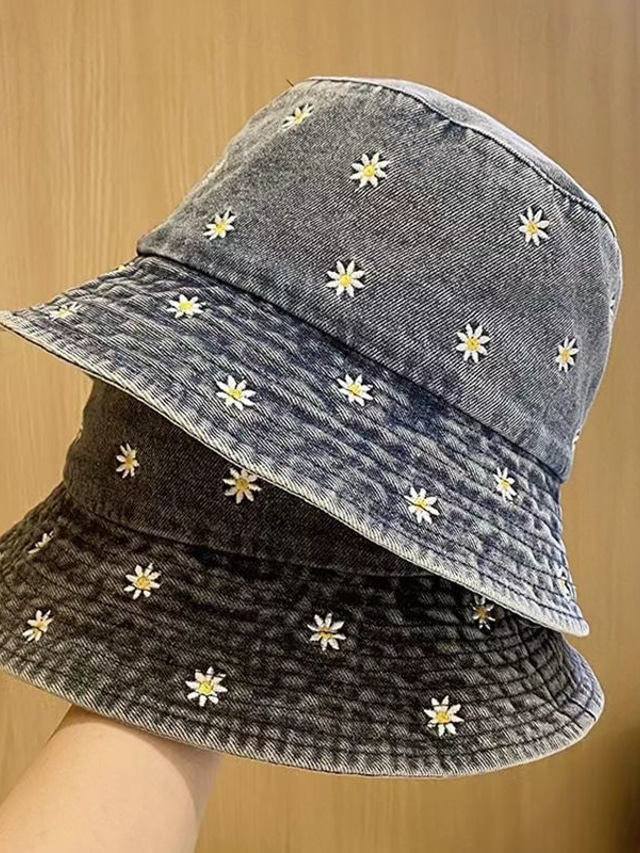 Women's Hat Bucket Hat Sun Hat Portable Sun Protection Outdoor Daily ...